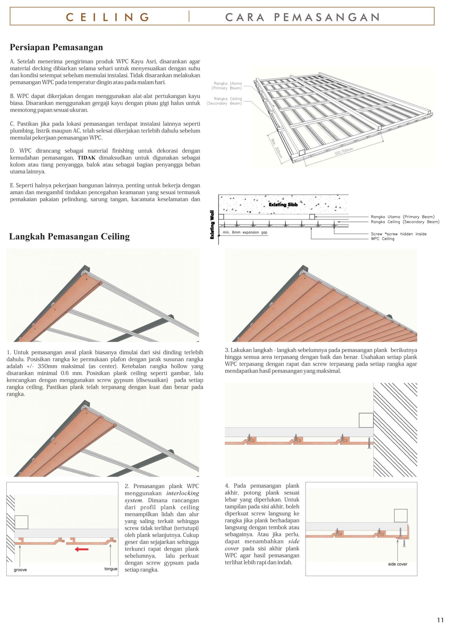 Produk Plafon WPC – Model Lengkap dan Terbaru, Harga Terbaik 2022